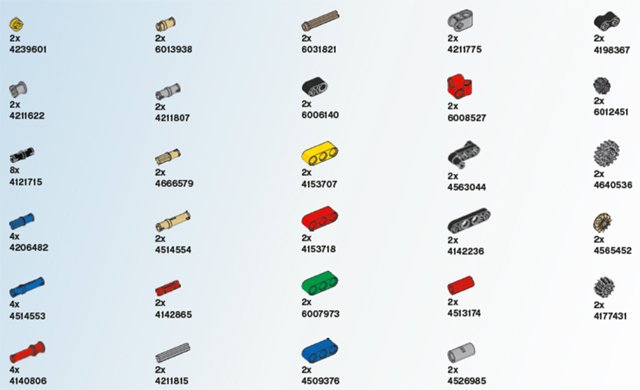 LEGO EV3 Replacement Pack 1 | 673419236560 | BRICKshop - LEGO en DUPLO ...