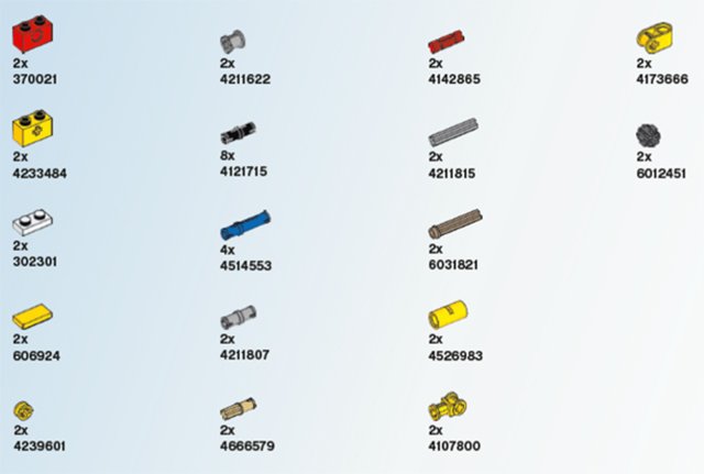 LEGO Technic Replacement Pack 2 | 673419236651 | BRICKshop - LEGO en ...