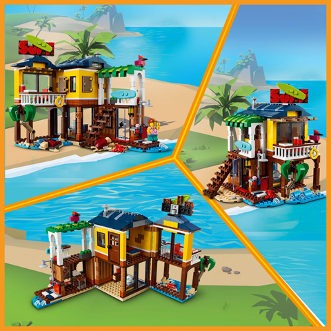 LEGO 31118 Surfer Beach House | 5702016889390 | BRICKshop - LEGO en ...