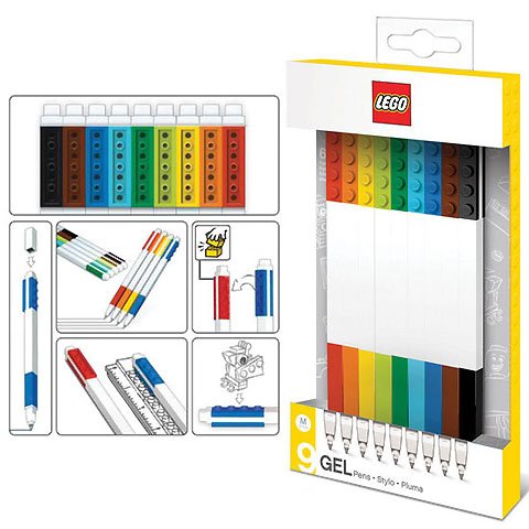 LEGO 9 Gel Pens | 4895028514822 | BRICKshop - LEGO en DUPLO specialist