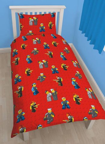 LEGO Duvet Cover Ciy Crew 2-in-1 | 5055285381271 | BRICKshop - LEGO en ...