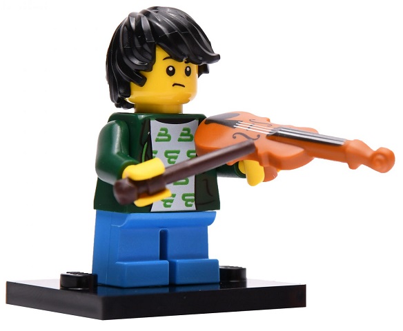 LEGO Violin Kid (COL21-2) | BRICKshop - LEGO en DUPLO specialist