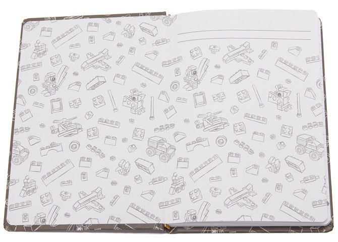 LEGO Journal with Binder Sleeve GREY | 4895028515249 | BRICKshop - LEGO ...