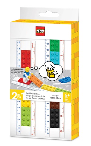 LEGO 2-in-1 Buildable Ruler With Minifigure | 4895028525583 | BRICKshop ...
