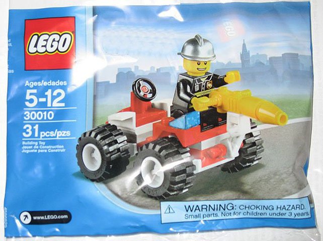 LEGO 30010 Brandweerman (Polybag) | 5702014726413 | BRICKshop - LEGO en ...