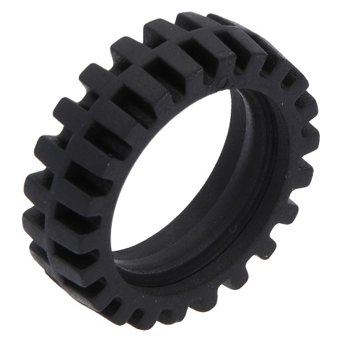 LEGO Tire 43.2 x 14 Offset Tread BLACK (100 pcs) | BRICKshop - LEGO en ...
