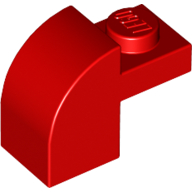 LEGO Slope Curved 1x2 RED (100 pcs) | BRICKshop - LEGO en DUPLO specialist