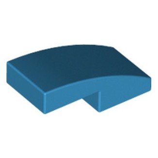 LEGO Slope Curved 2x1 DARK AZURE (100 pcs) | BRICKshop - LEGO en DUPLO ...