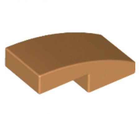 LEGO Slope Curved 2x1 NOUGAT (100 pcs) | BRICKshop - LEGO en DUPLO ...