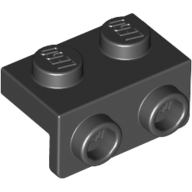 LEGO Bracket 1x2 - 1x2 BLACK (100 pcs) | BRICKshop - LEGO en DUPLO ...