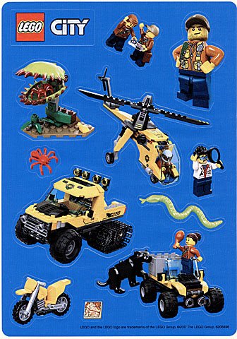 LEGO City Jungle Sticker Sheet 2017 FREE | FREE Products | BRICKshop ...