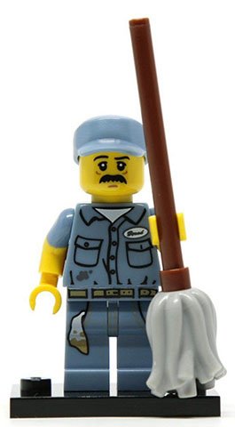 LEGO Janitor Complete set (COL15-9) | LEGO Mini Figures | LEGO ...