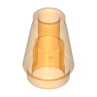 LEGO Cone 1x1 TRANS-ORANGE (100 pcs) | Bricks | LEGO Parts | BRICKshop ...