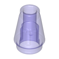 LEGO Cone 1x1 TRANS-PURPLE (100 pcs) | Bricks | LEGO Parts | BRICKshop ...