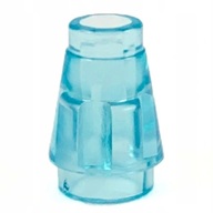 LEGO Cone 1x1 TRANS-LIGHT BLUE (100 pcs) | BRICKshop - LEGO en DUPLO ...