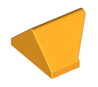 LEGO Slope 45 2x1 Double Inverted BRIGHT LIGHT ORANGE (100 pcs ...