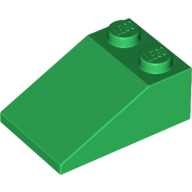 LEGO Slope 33 3x2 GREEN (100 pcs) | Roof tiles | LEGO Parts | BRICKshop ...