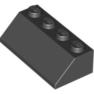 LEGO Slope 45 2x4 BLACK (100 pcs) | BRICKshop - LEGO en DUPLO specialist