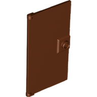 LEGO Door 1x4x6 with Stud Handle BROWN (10 stuks) | Windows and Doors ...