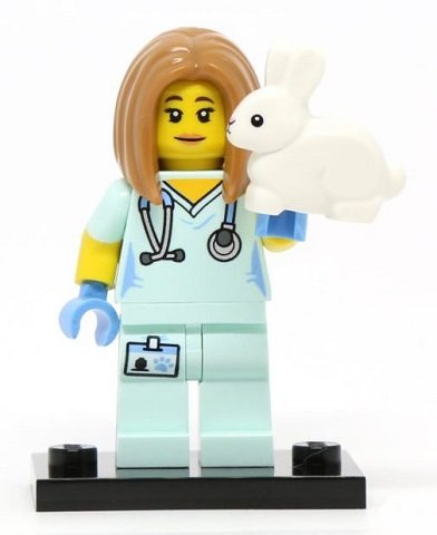 LEGO Veterinarian - Complete Set (COL17-5) | BRICKshop - LEGO en DUPLO ...