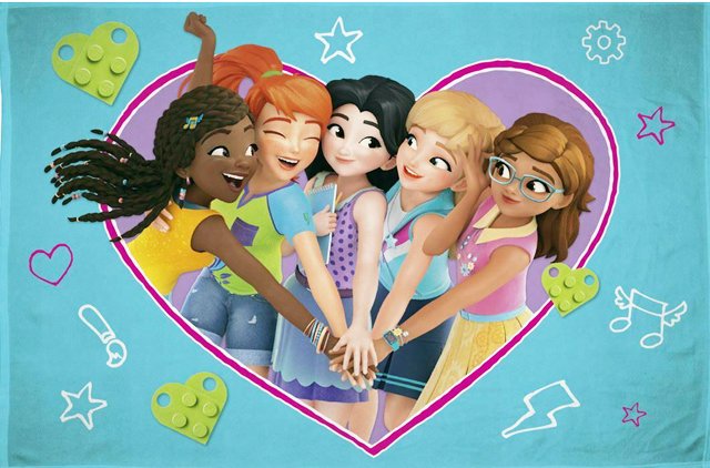 LEGO Fleece Blanket Friends | 5056197118986 | BRICKshop - LEGO en DUPLO ...