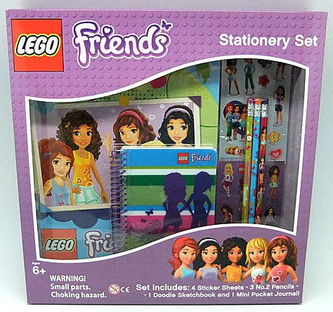 LEGO Friends Stationery Set (9 pcs) | 842869016453 | LEGO Friends ...