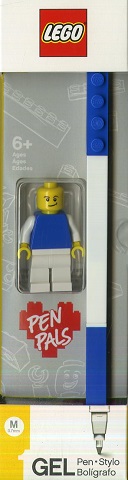 LEGO Gel Pen with Minifigure BLUE | 4895028526009 | BRICKshop - LEGO en ...