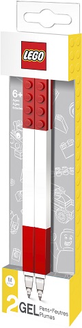 LEGO Gel Pen RED (2 PCS) | 4895028516758 | LEGO School Items ...