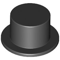 LEGO Top Hat BLACK (100 pcs) | Minifigures | LEGO Parts | BRICKshop ...
