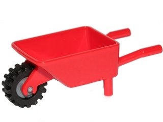 LEGO Wheelbarrow RED | BRICKshop - LEGO en DUPLO specialist