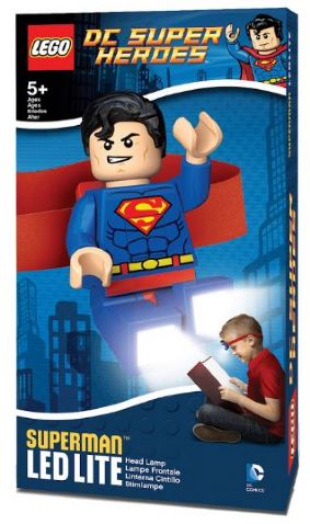 LEGO LED Headlamp Torch Superman | 4895028509415 | BRICKshop - LEGO en ...