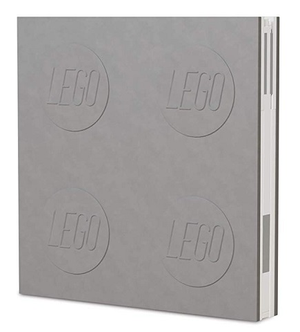 LEGO Notebook Deluxe with Pen LIGHT GRAY | 4895028524487 | BRICKshop ...