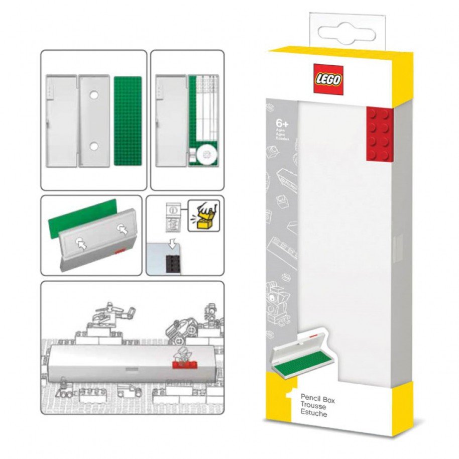 LEGO Pencil Case with 2x4 Plate RED | 4895028515218 | BRICKshop - LEGO ...