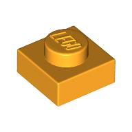 LEGO Plate 1x1 BRIGHT LIGHT ORANGE (100 pcs) | Plates | LEGO Parts ...