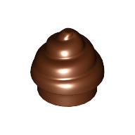 LEGO Soft Ice Cream Swirl BROWN (10 pcs) | BRICKshop - LEGO en DUPLO ...