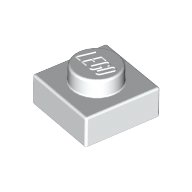 LEGO Plate 1x1 WHITE (100 pcs) | BRICKshop - LEGO en DUPLO specialist