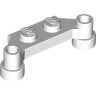 LEGO Plate 1x4 Offset WHITE (100 pcs) | BRICKshop - LEGO en DUPLO ...