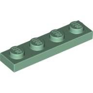 LEGO Plate 1x4 SAND GREEN (100 pcs) | Plates | LEGO Parts | BRICKshop ...