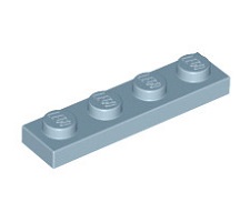 LEGO Plate 1x4 SAND BLUE (100 pcs) | Plates | LEGO Parts | BRICKshop ...