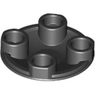 LEGO Plate 2x2 Round with Round Bottom BLACK (100 pcs) | BRICKshop ...