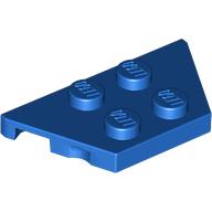LEGO Plate 2x4 Wedge BLUE (100 pcs) | BRICKshop - LEGO en DUPLO specialist