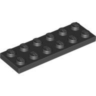 LEGO Plate 2x6 BLACK (100 pcs) | BRICKshop - LEGO en DUPLO specialist