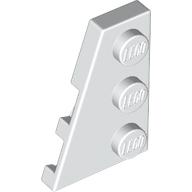 LEGO Plate 3x2 Wedge Left WHITE (100 pcs) | BRICKshop - LEGO en DUPLO ...