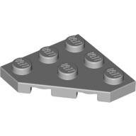 LEGO Plate 3x3 with Corner LICH GRAY (100 pcs) | Plates | LEGO Parts ...