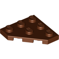 LEGO Plate 3x3 with Corner BROWN (100 pcs) | Plates | LEGO Parts ...