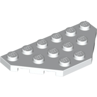 LEGO Plate 3x6 Wedge WHITE (100 pcs) | Plates | LEGO Parts | BRICKshop ...