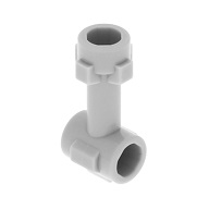 LEGO Bar with Stud and 2 Side Studs LIGHT GRAY (100 pcs) | BRICKshop ...