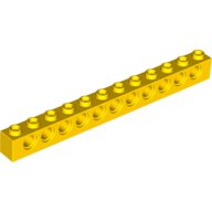 LEGO Brick 1x12 With Holes YELLOW (10 pcs) | BRICKshop - LEGO en DUPLO ...