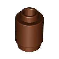 LEGO Brick 1x1 Round BROWN (100 pcs) | BRICKshop - LEGO en DUPLO specialist