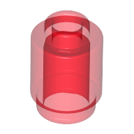LEGO Brick 1x1 Round TRANS-RED (100 pcs) | BRICKshop - LEGO en DUPLO ...